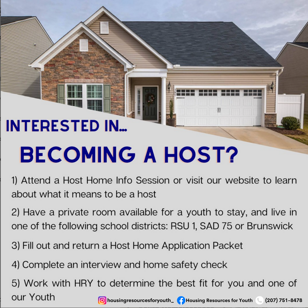 HOST HOME PROGRAM – Housing Resources for Youth
